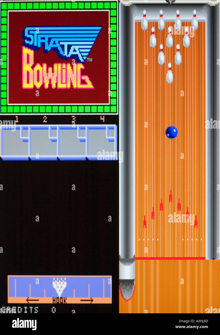 Bowling arcade game hi-res stock photography and images - Alamy