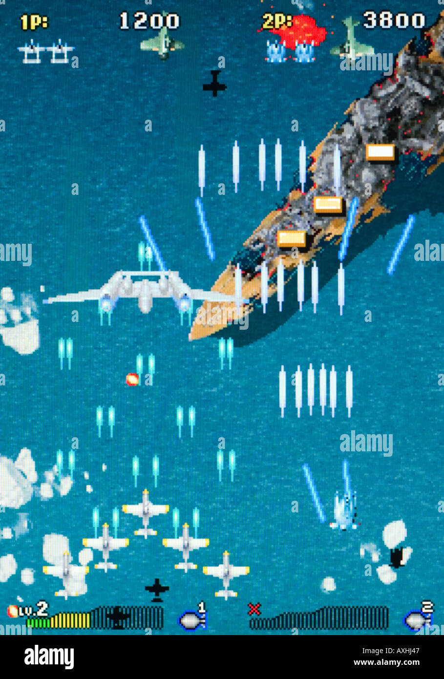 Strikers 1945 II 2 Psikyo 1997 Vintage arcade videogame screen shot ...