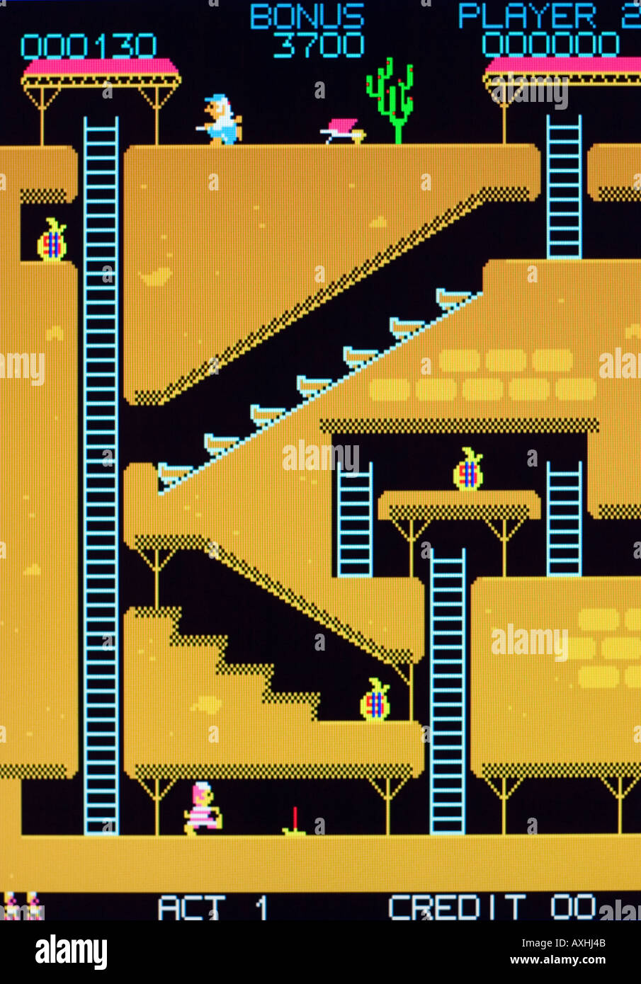 Super Bagman V A Valadon Automation 1982 Vintage arcade videogame ...