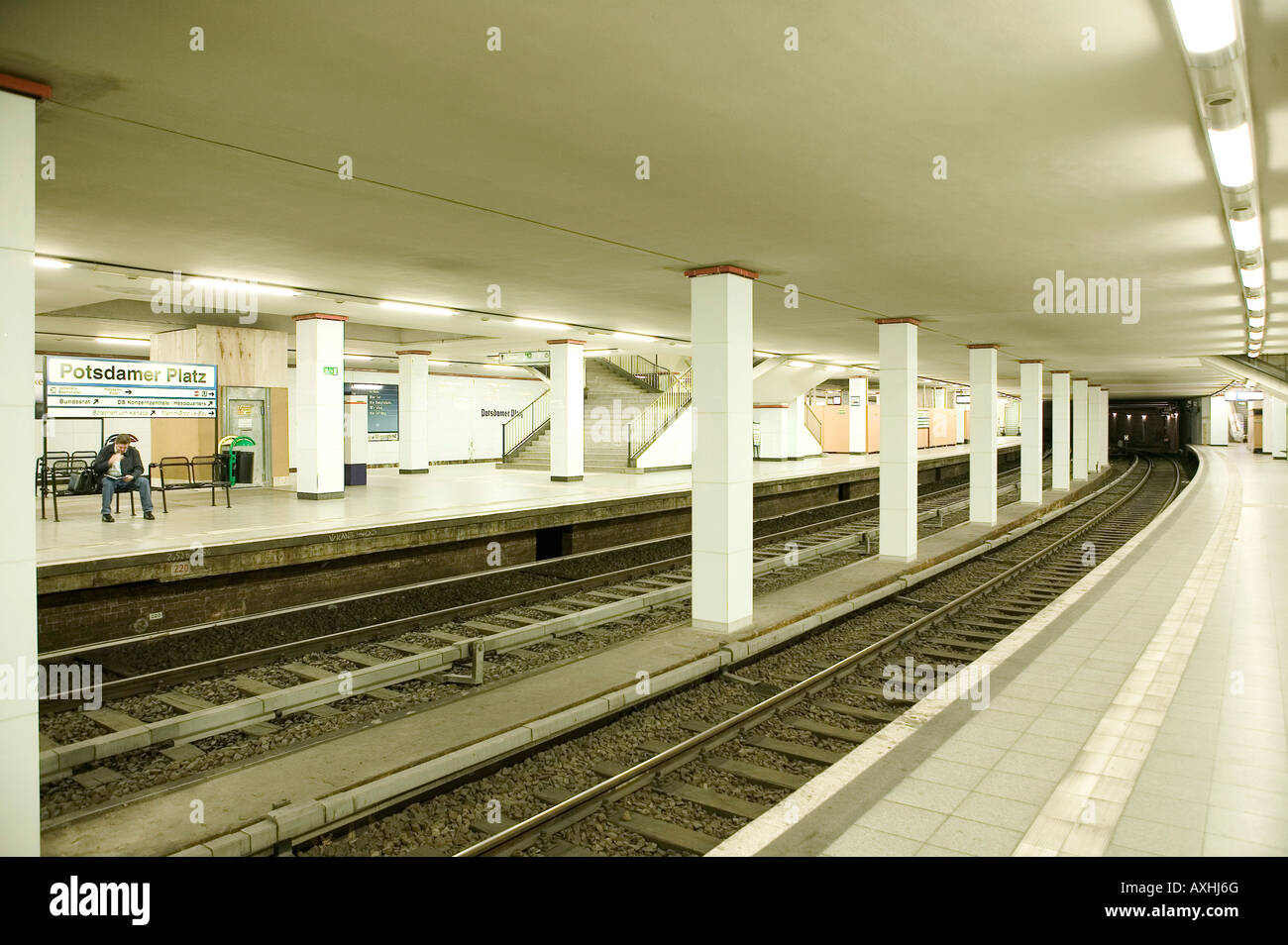 U -Bahn in Berlin Germany Europe subway train station transportation ...