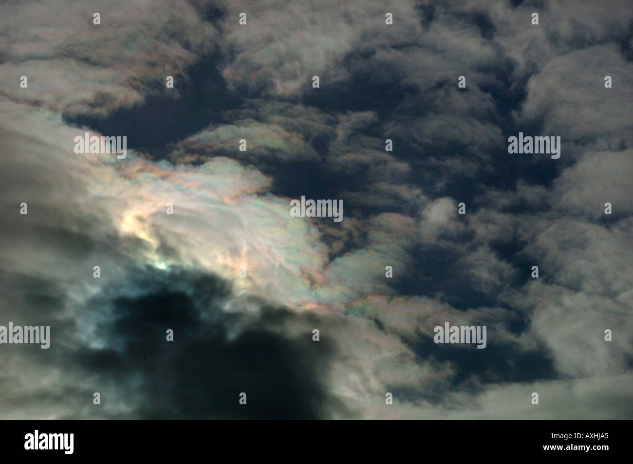 The Sun Backlighting Clouds Stock Photo - Alamy