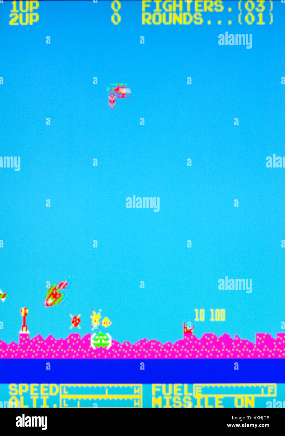 The Percussor Orca Corporation 1981 Vintage arcade videogame screen ...