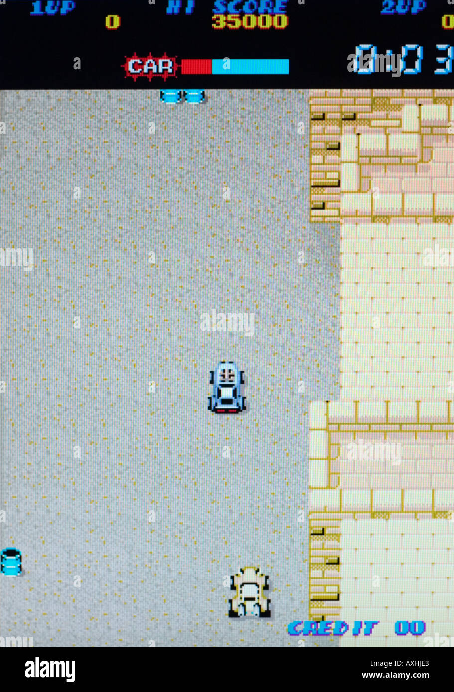 The Speed Rumbler Capcom 1986 Vintage arcade videogame screen shot ...