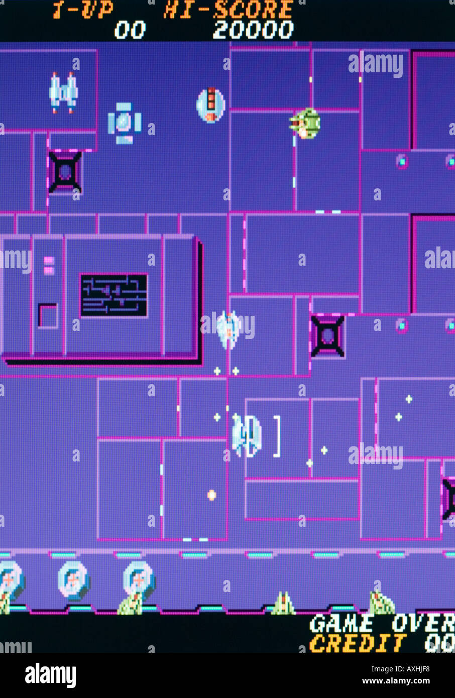 Time Pilot 84 Konami 1984 Vintage arcade videogame screen shot ...