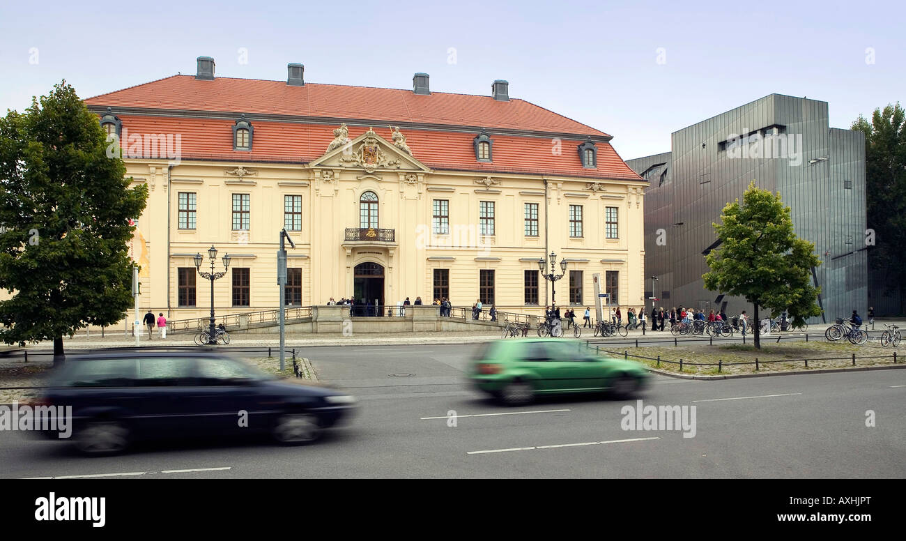 Jewish Museum in Berlin Europe Germany building old new street cars ...