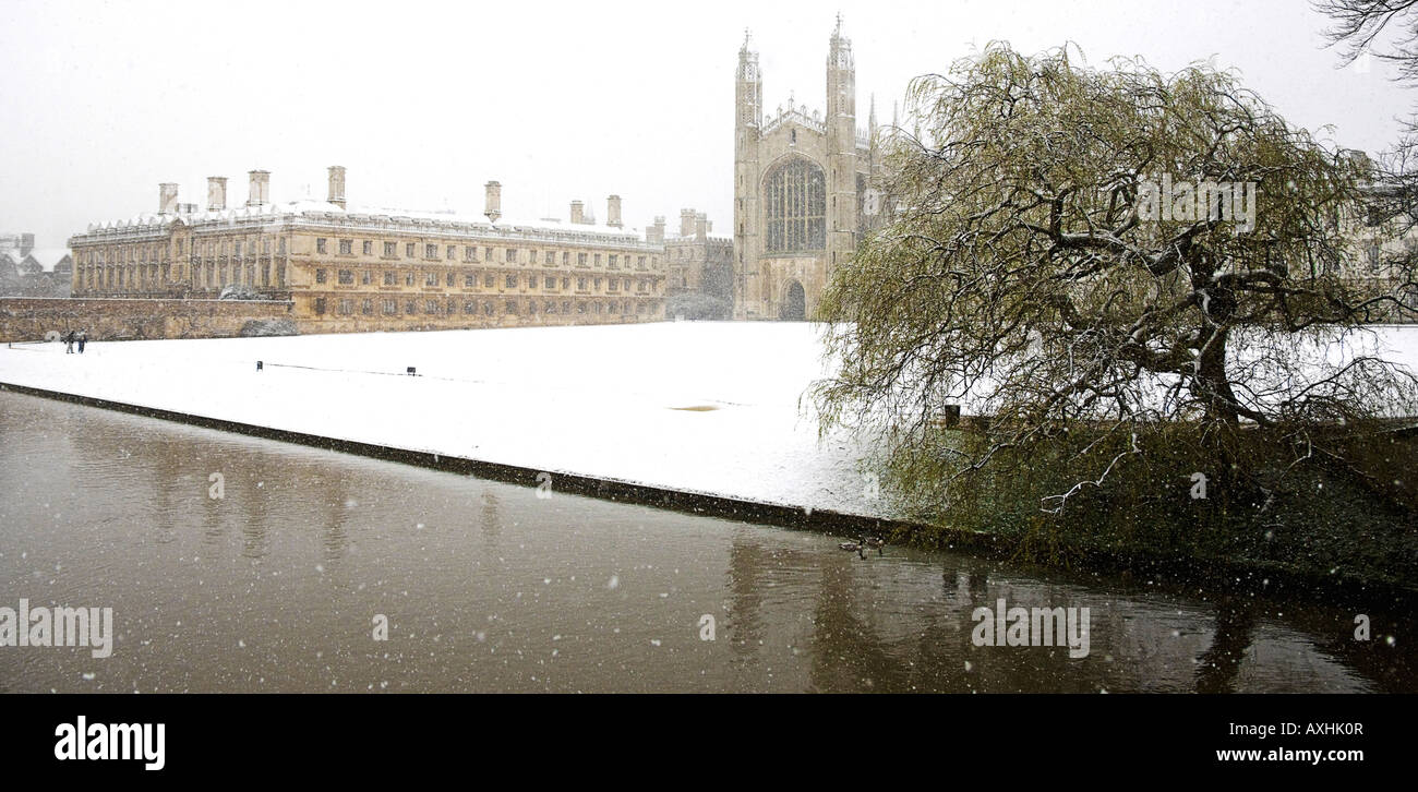 Cambridge in winter hi-res stock photography and images - Alamy