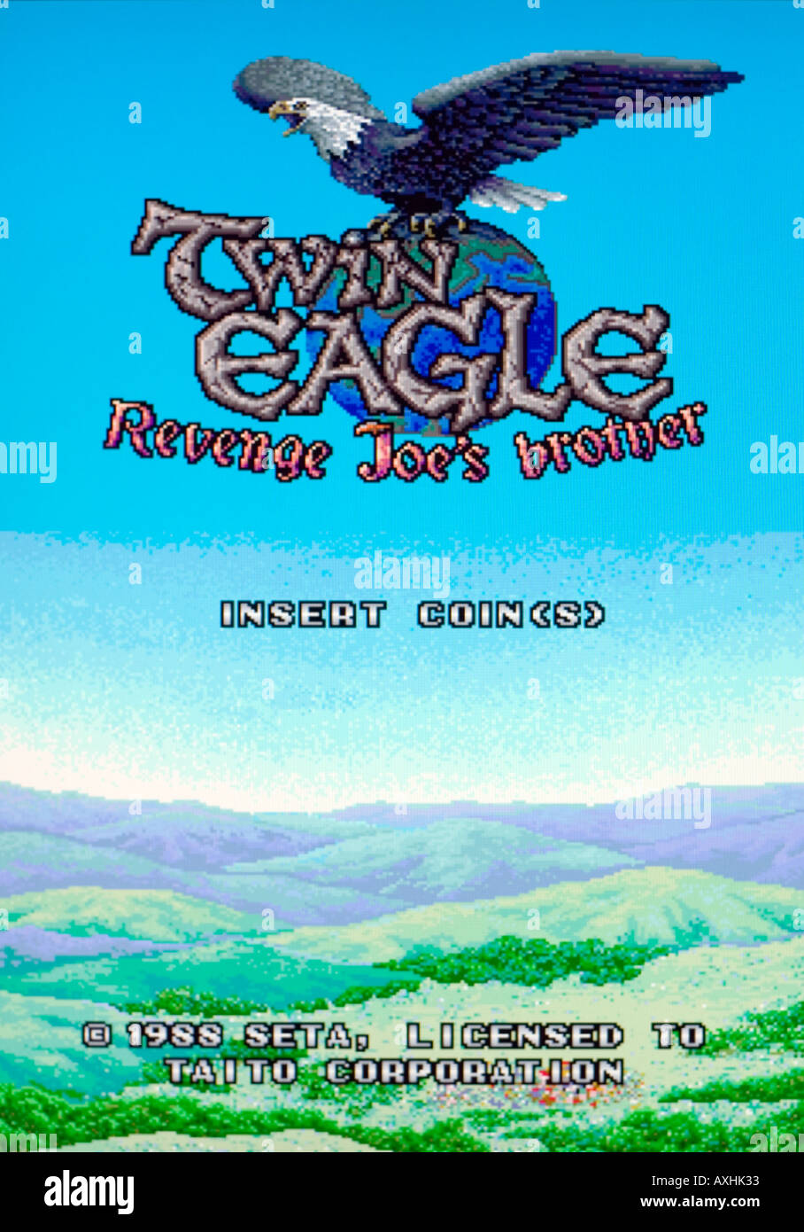 Twin Eagle Revenge Joe s Brother Seta Taito 1988 Vintage arcade ...