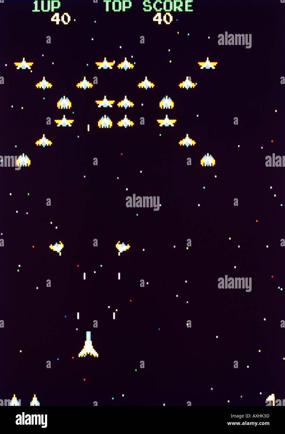 Uniwar S Irem 1980 Vintage arcade videogame screen shot - EDITORIAL USE ONLY Stock Photo - Alamy