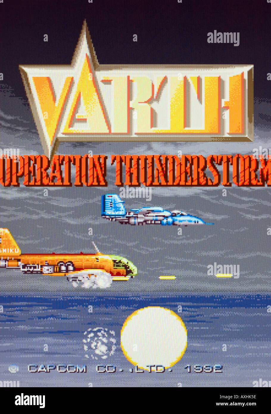 Varth Operation Thunderstorm Capcom Co Ltd 1992 Vintage arcade ...