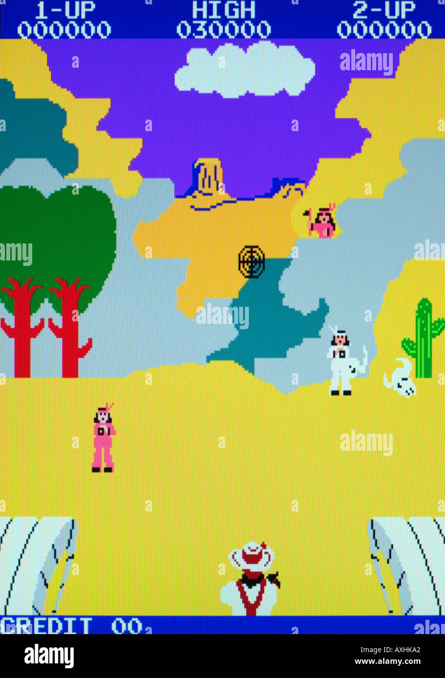 Wanted Sigma Ent Inc 1984 Vintage arcade videogame screen shot ...