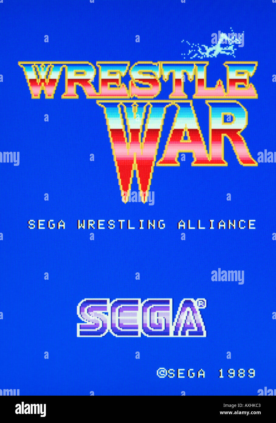 Wrestle War Sega Wrestling Alliance Sega 1989 Vintage arcade videogame ...