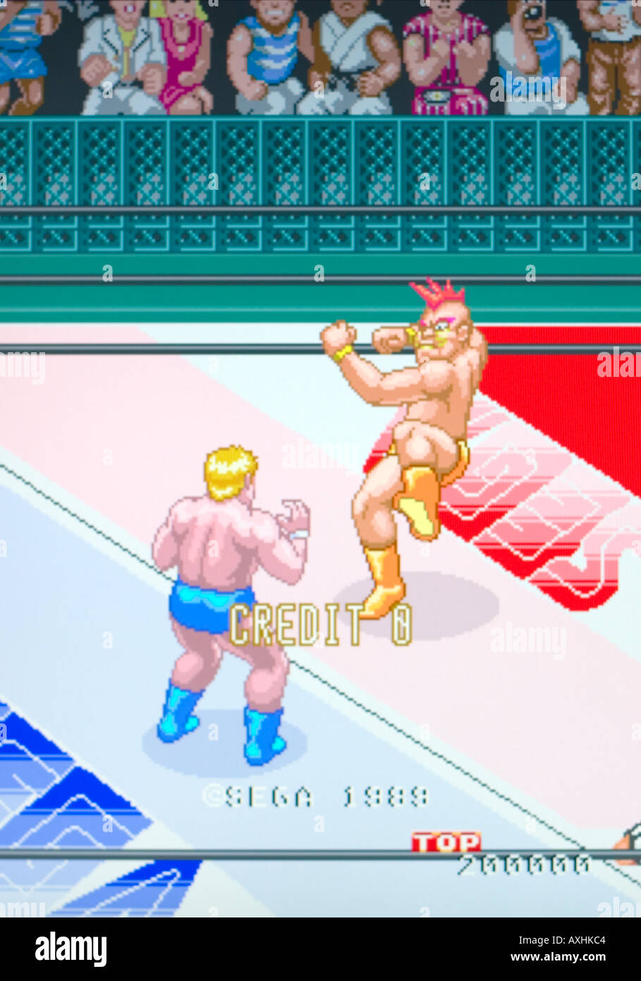 Wrestle War Sega Wrestling Alliance Sega 1989 Vintage arcade videogame ...
