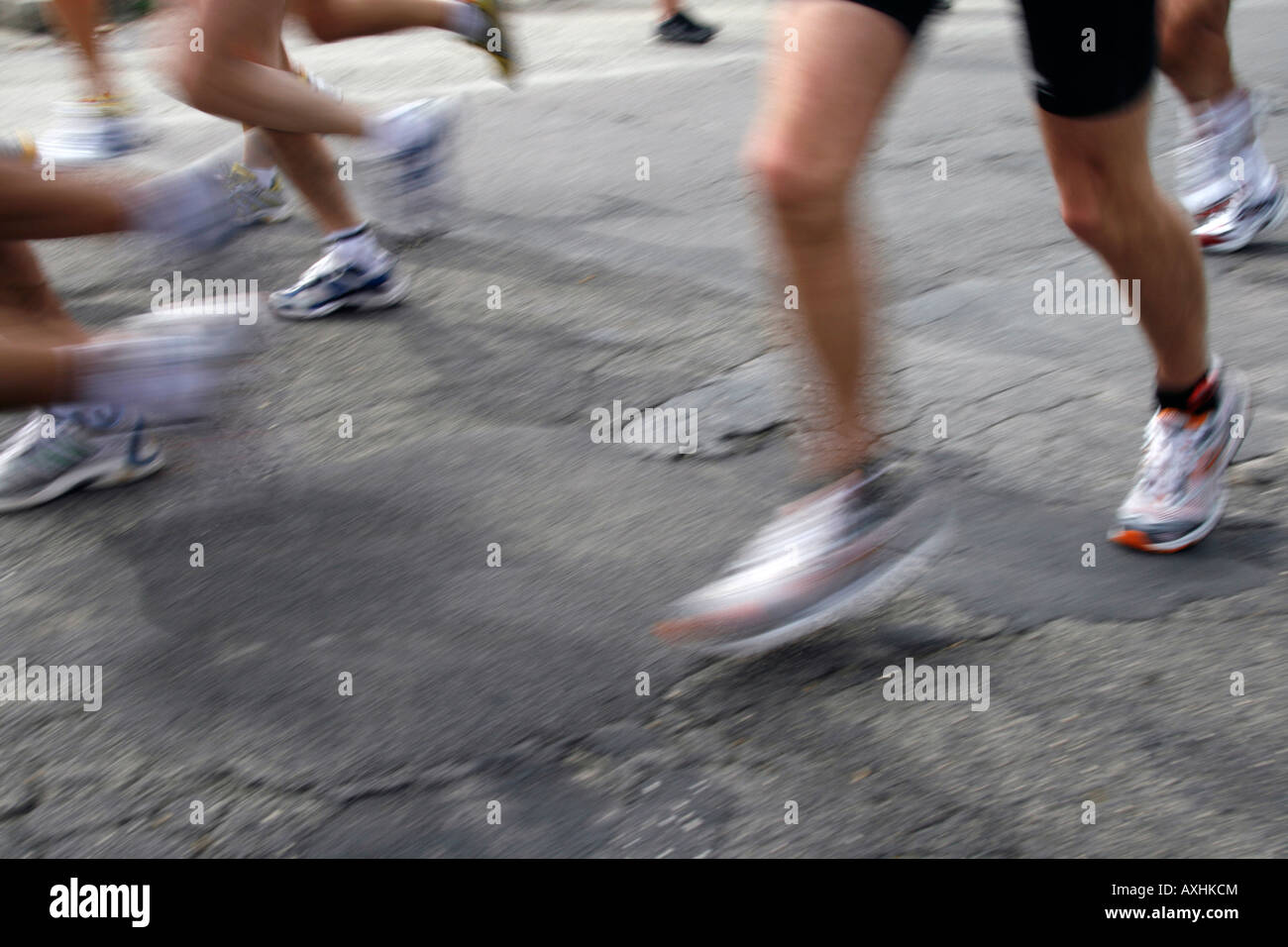 runners in road race Stock Photo - Alamy