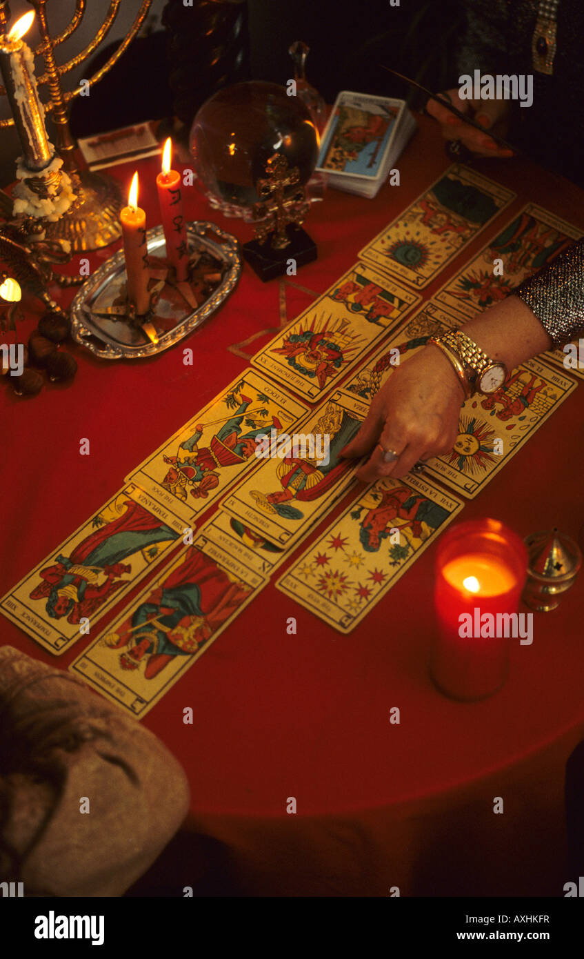 Tarot card reader hi-res stock photography and images - Alamy