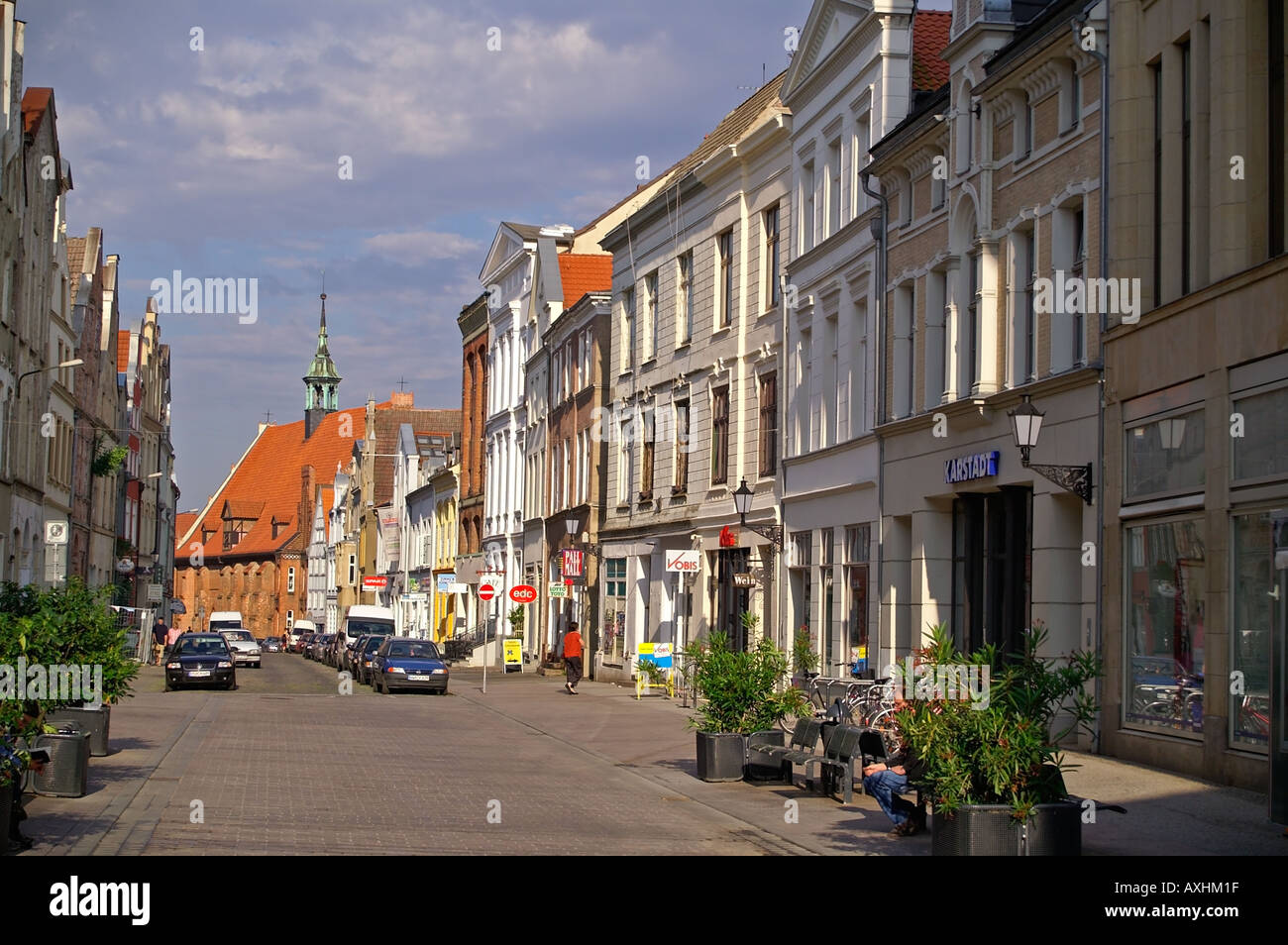 Wismar Luebsche Straße Stock Photo - Alamy