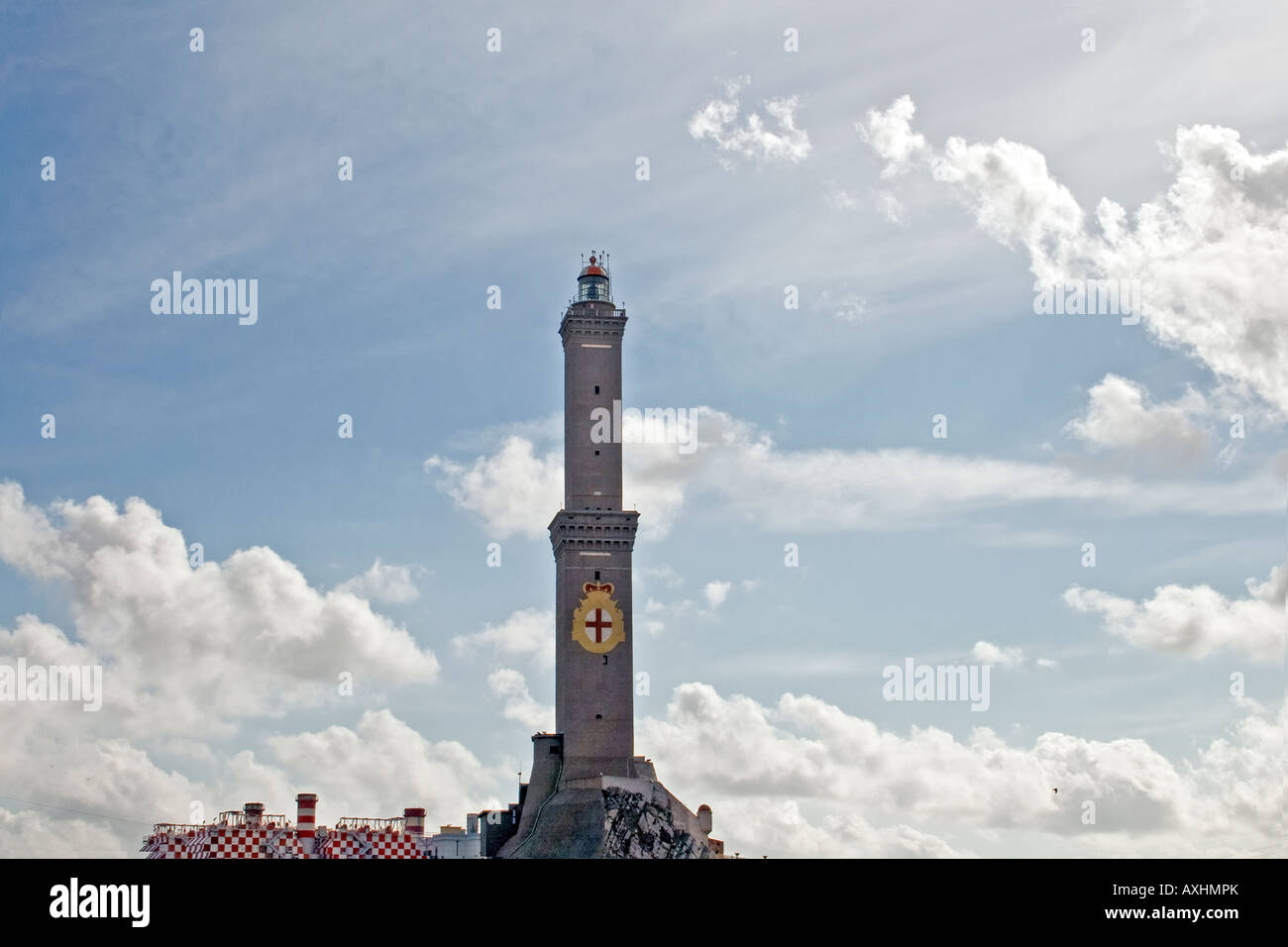 Lighthouse,,lanterna of Genoa Stock Photo - Alamy