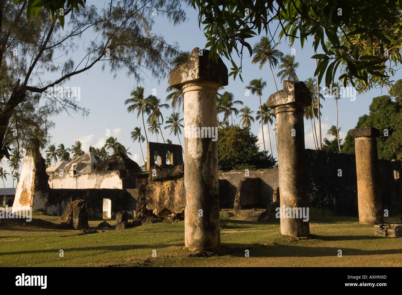 Tanzania Zanzibar Stone Town Maruhubi Palace was built in 1882 for ...