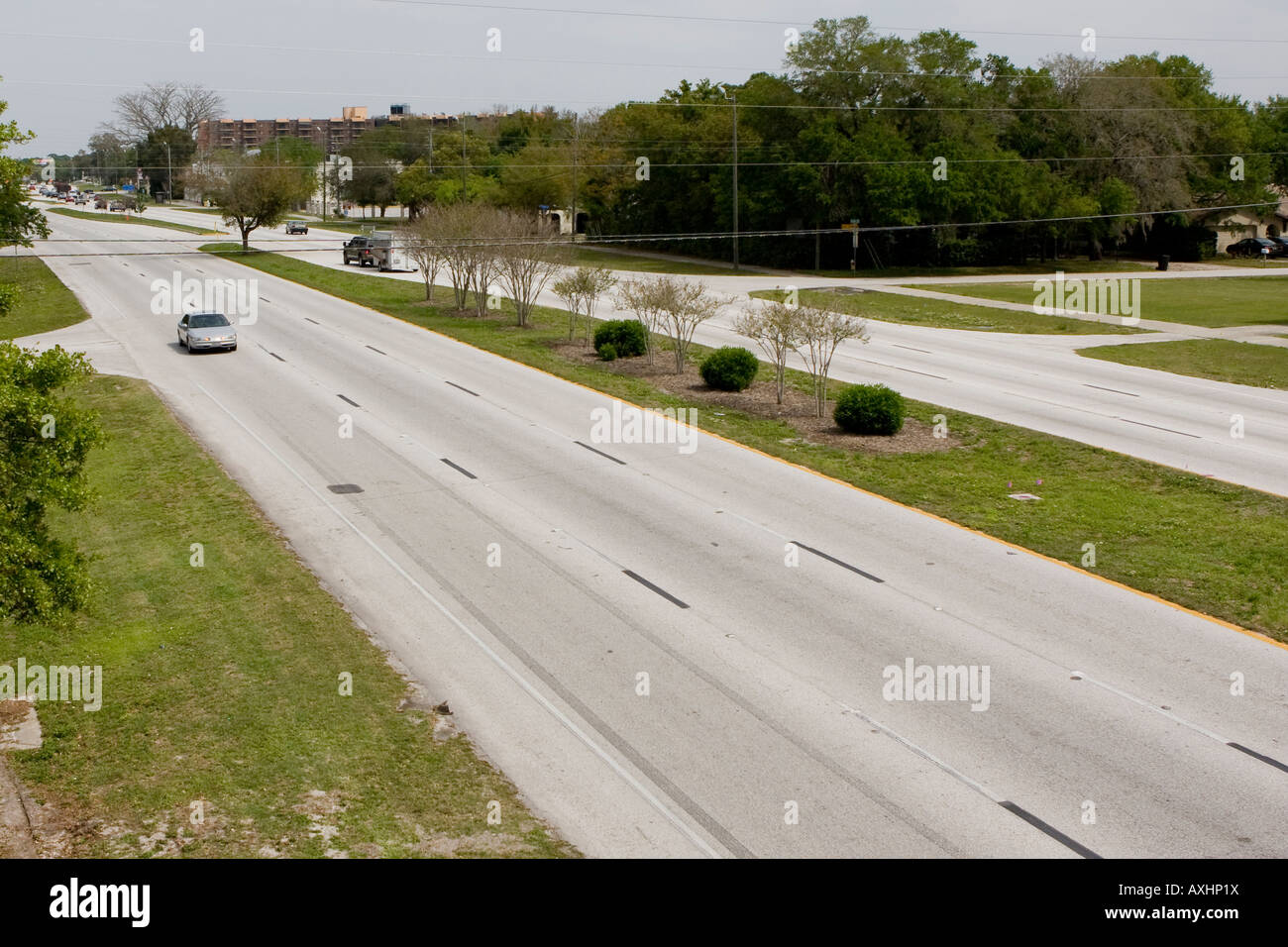 Six Lane Highway Stock Photo - Alamy