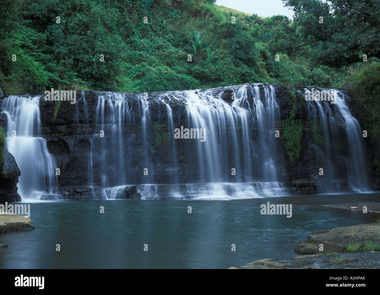 Talofofo Falls Guam Scenic island waterfall A travel tourist attraction ...
