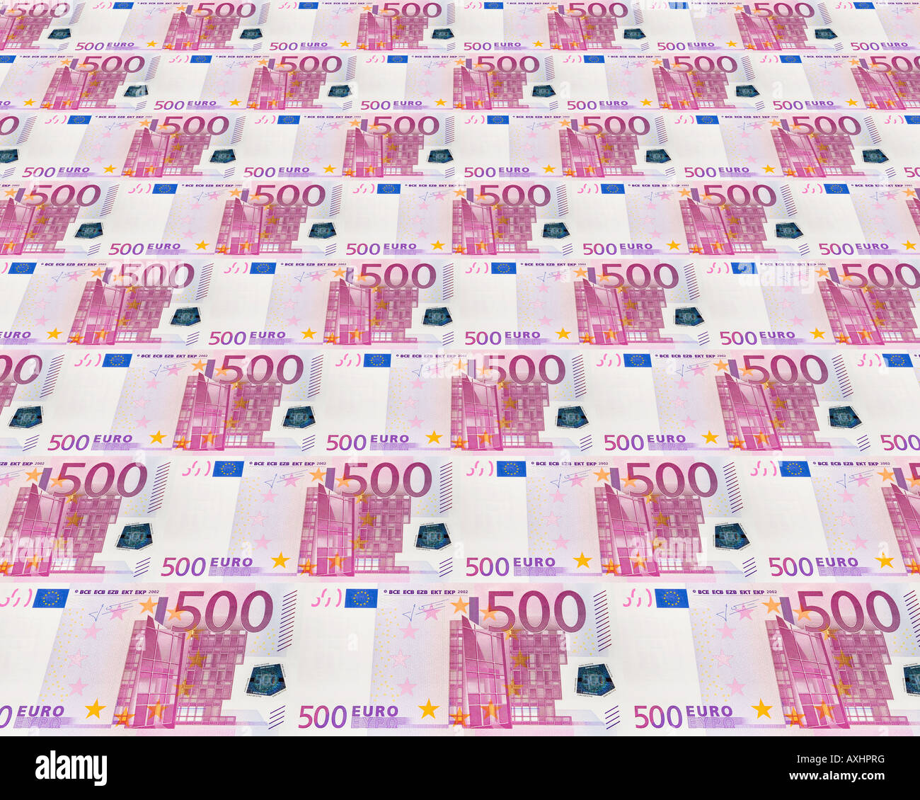 the concept background from 500 euro banknotes Stock Photo - Alamy
