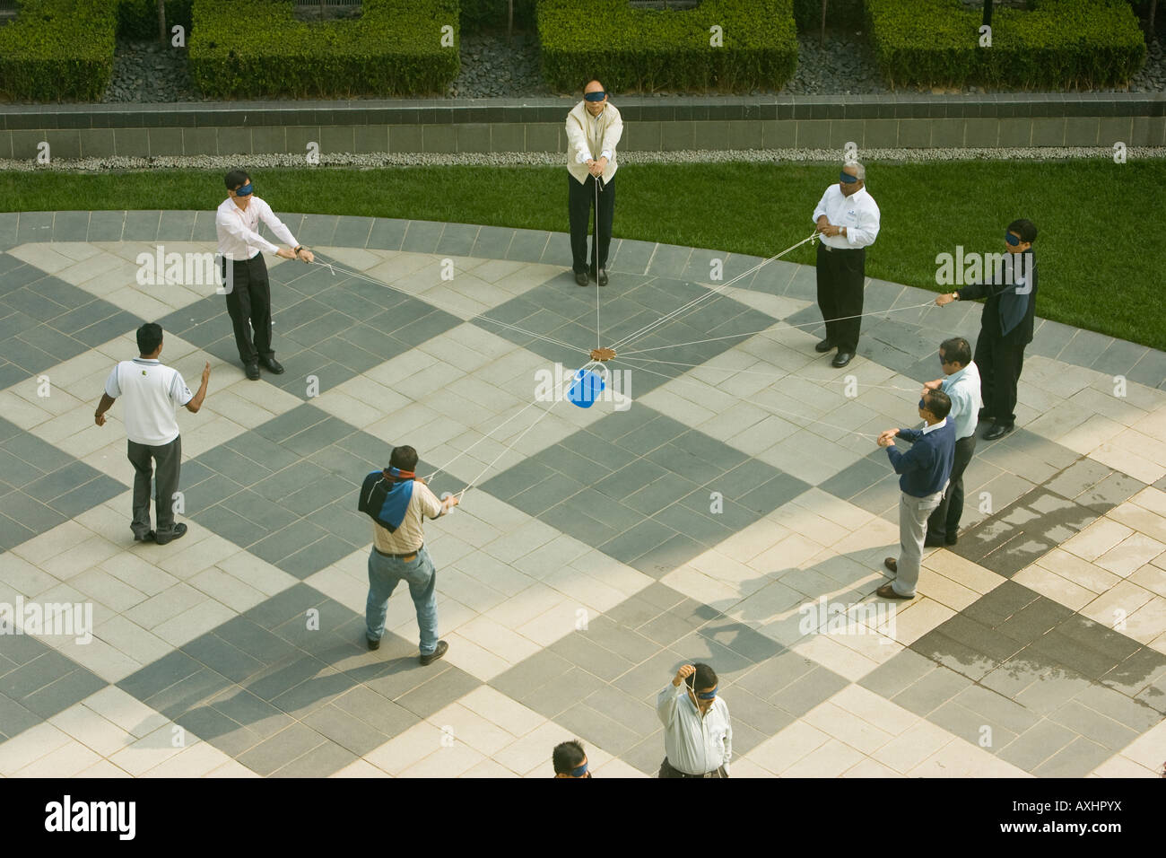 teamwork exercises Beijing capital of People's Republic of China Stock ...