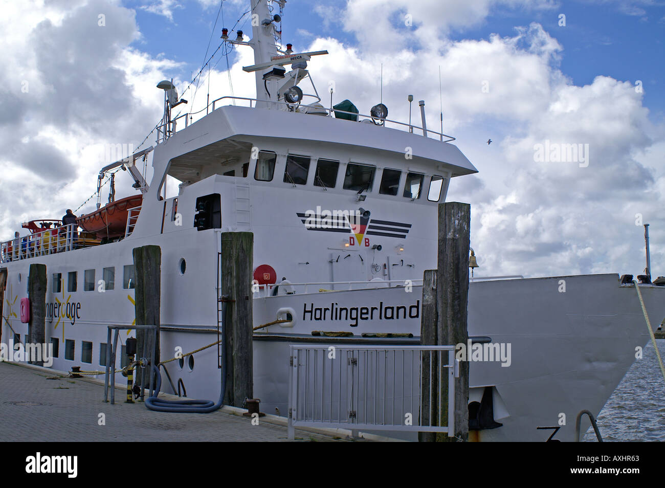 ferry Harlesiel Wangerooge Stock Photo - Alamy