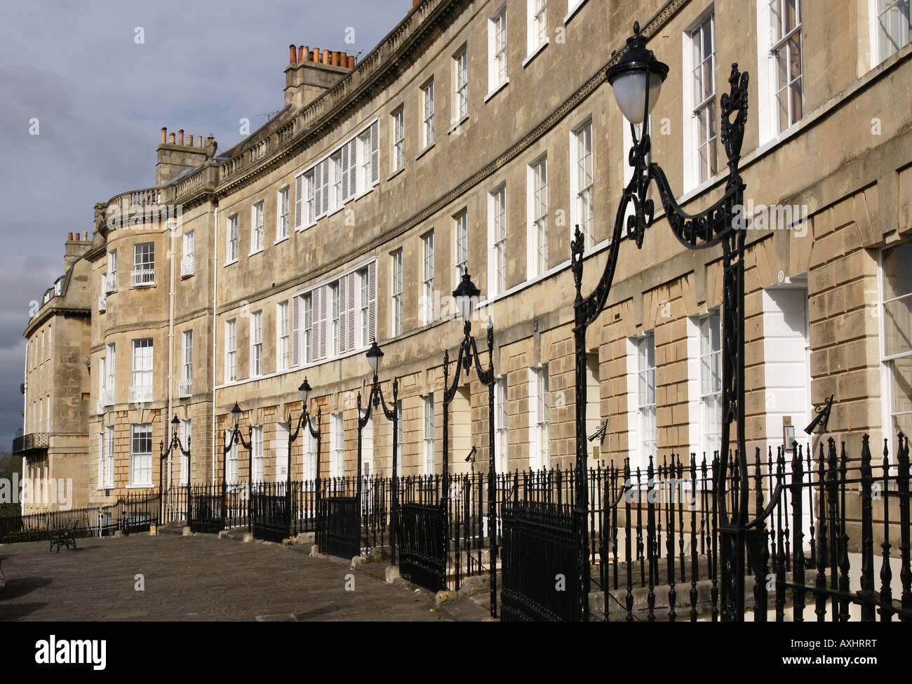 Lansdown Crescent Bath England Stock Photo - Alamy