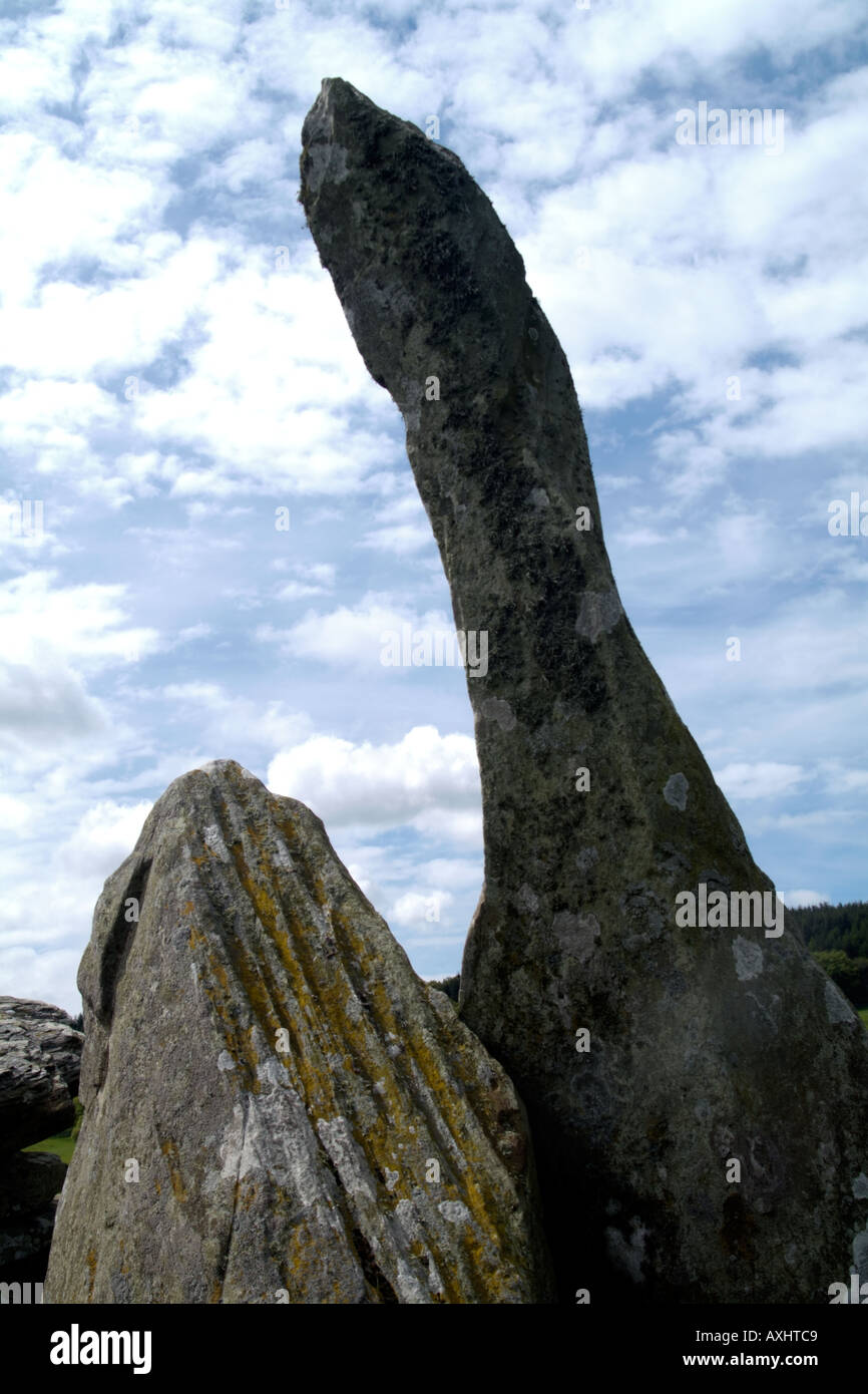 Ancient standing stones part of Neolithic Chambered Tomb At Cairn Holy ...