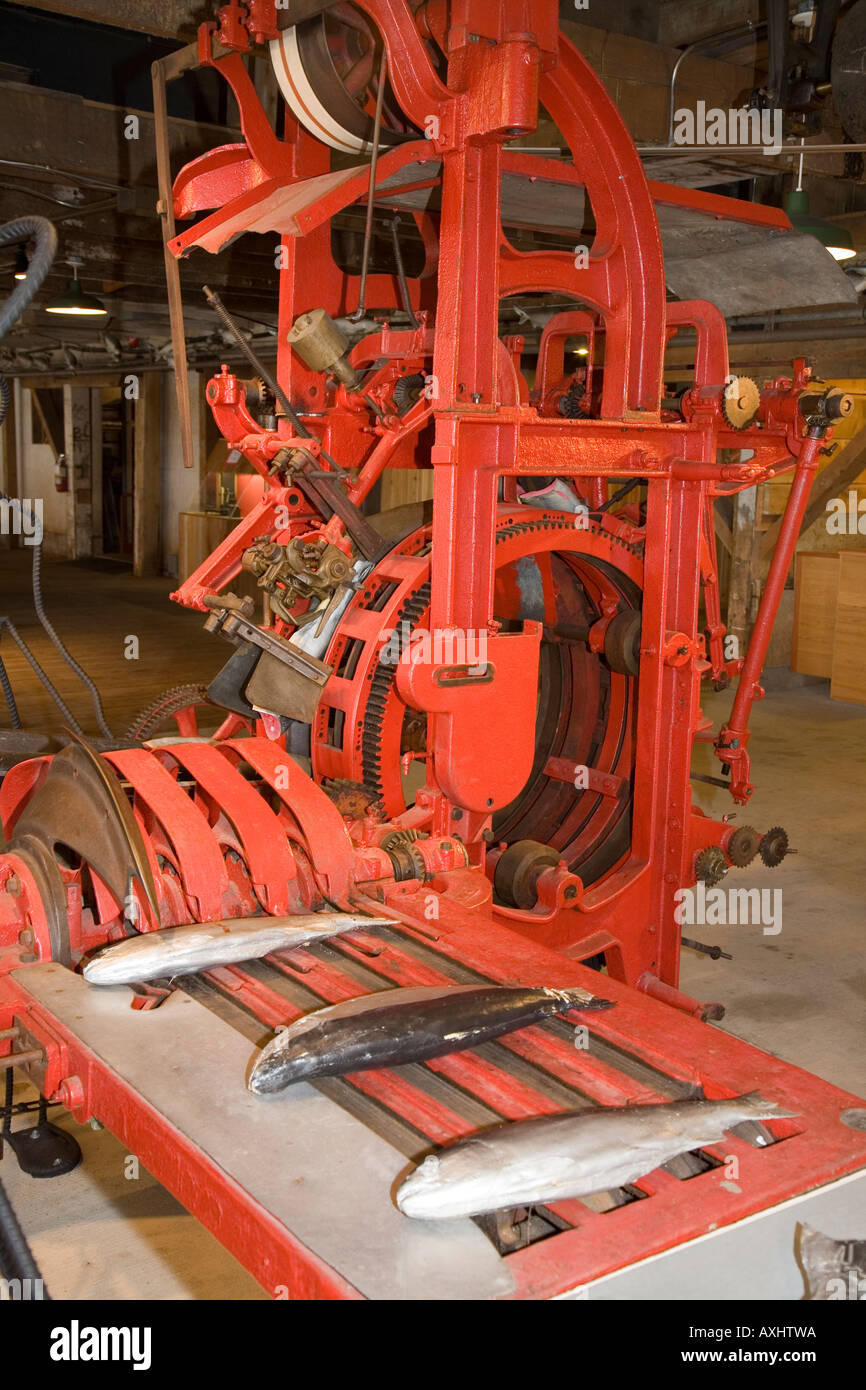 Iron Chink machine Gulf of Georgia Cannery National Historic Site of ...