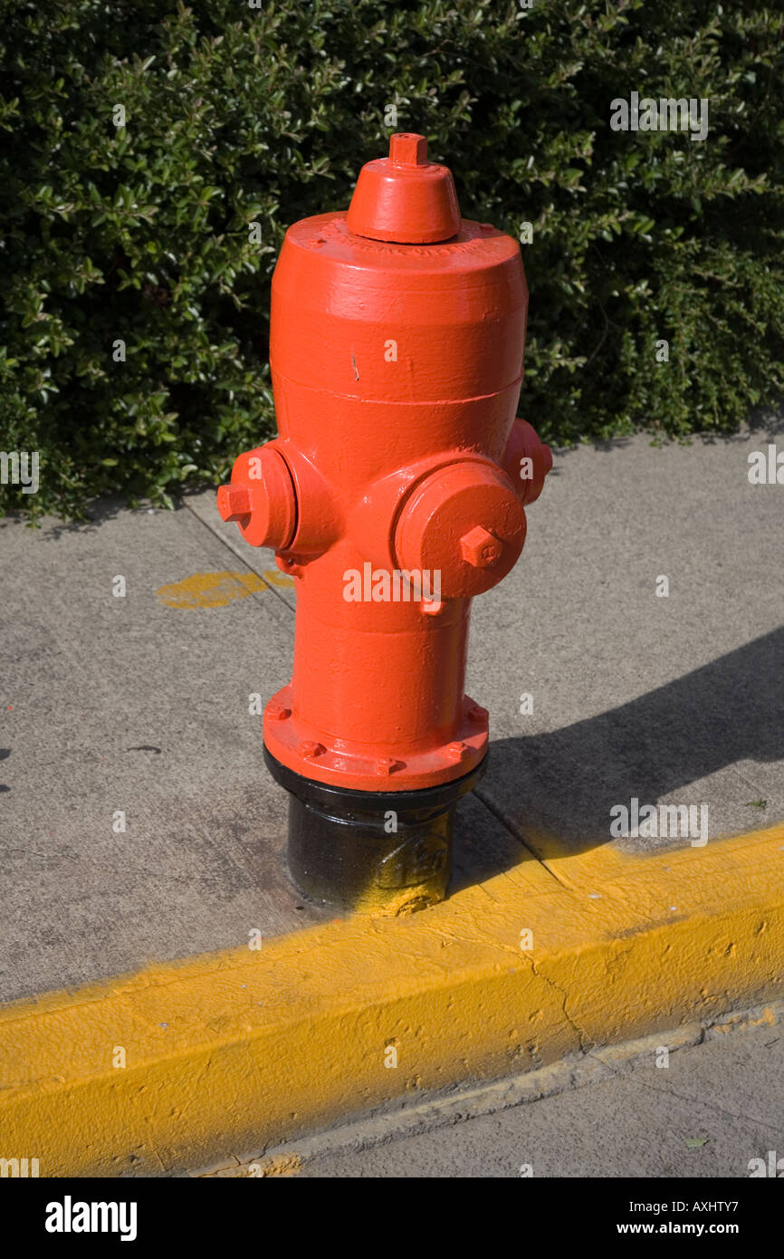 Fire hydrant at edge of road Duncan Vancouver island Canada Stock Photo ...
