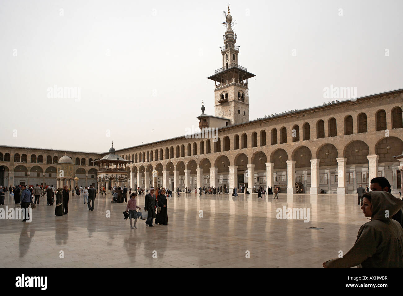 Damascus the Great Umayyad mosque Syria Stock Photo - Alamy