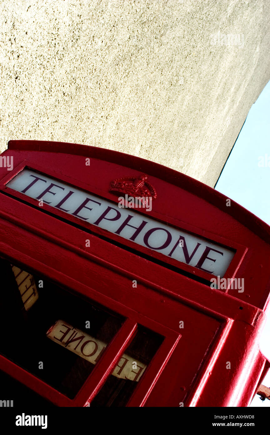 Typical british telephone booth Stock Photo - Alamy