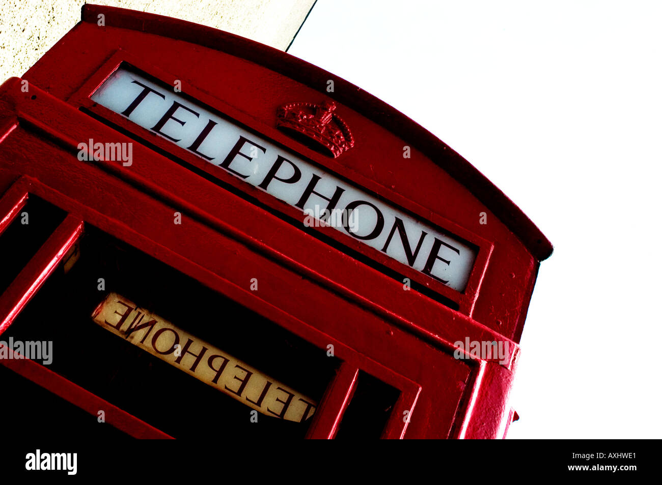 Typical british telephone booth Stock Photo - Alamy