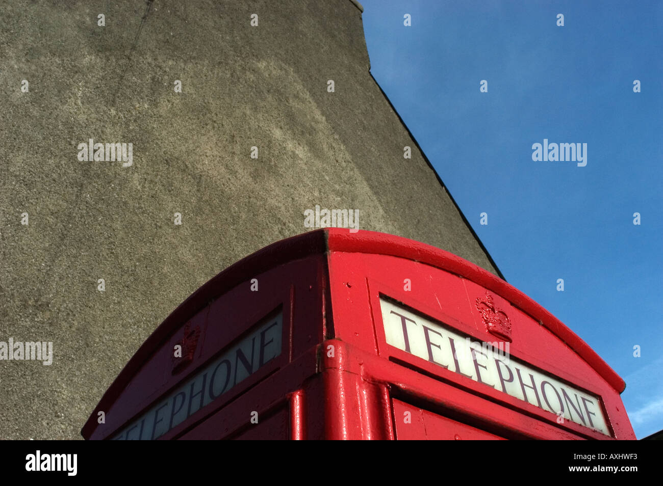 Typical british telephone booth Stock Photo - Alamy