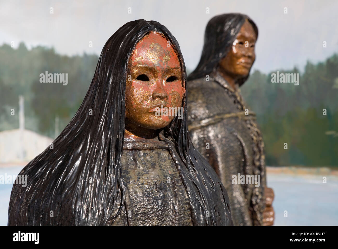 British columbia chemainus mural hi-res stock photography and images ...