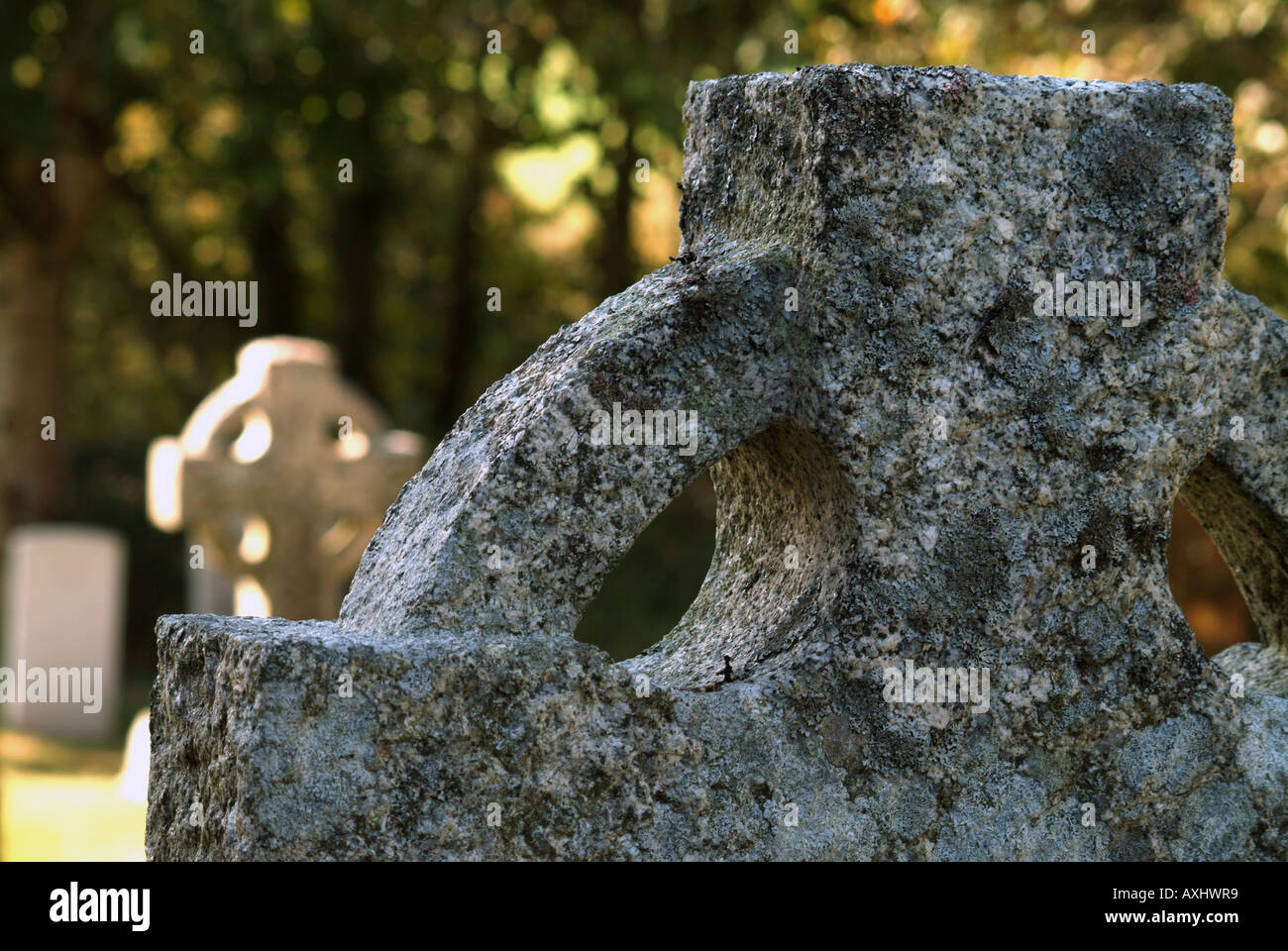 Cornish celtic granite cross hi-res stock photography and images - Alamy