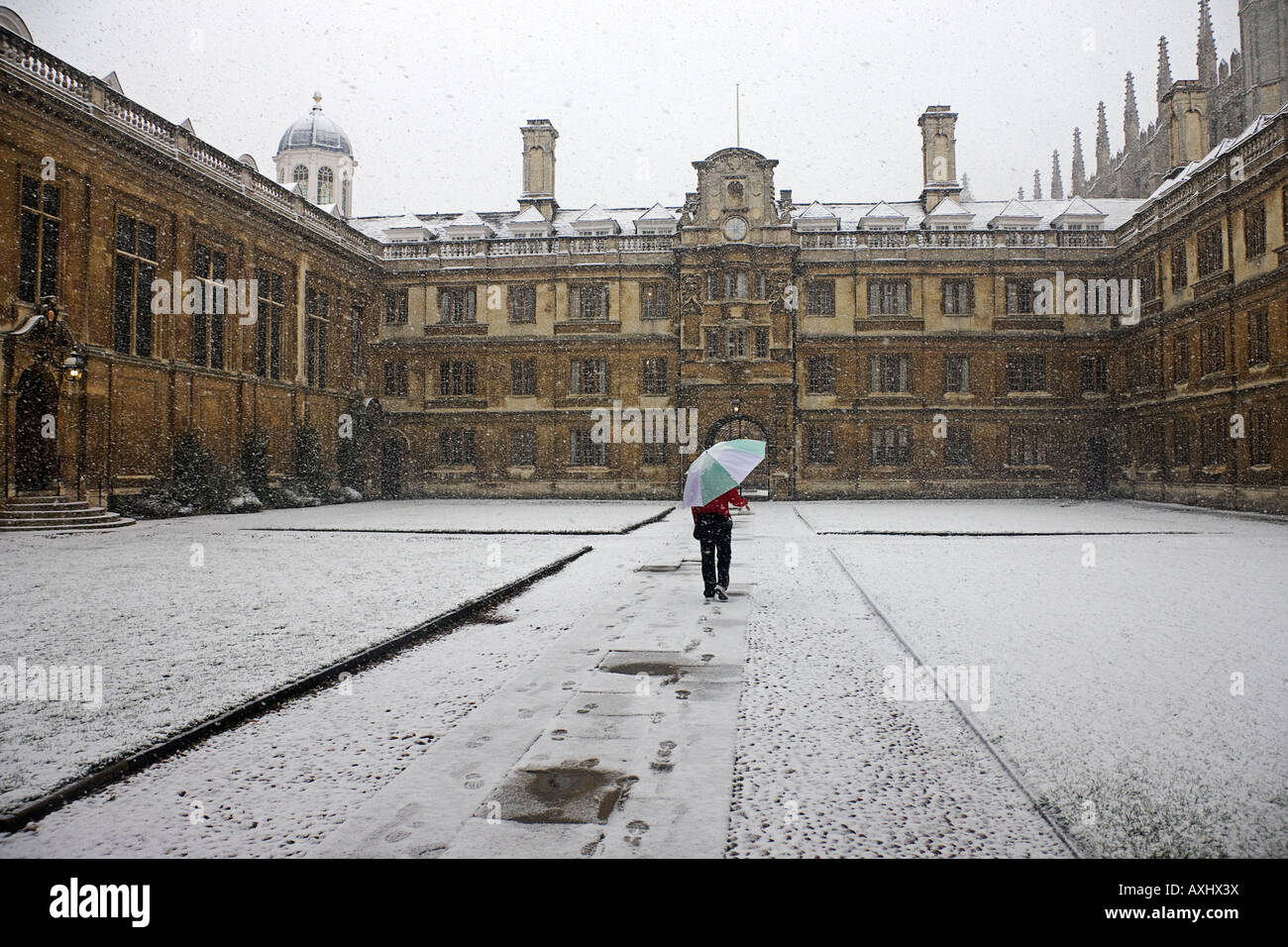 Cambridge in winter hi-res stock photography and images - Alamy