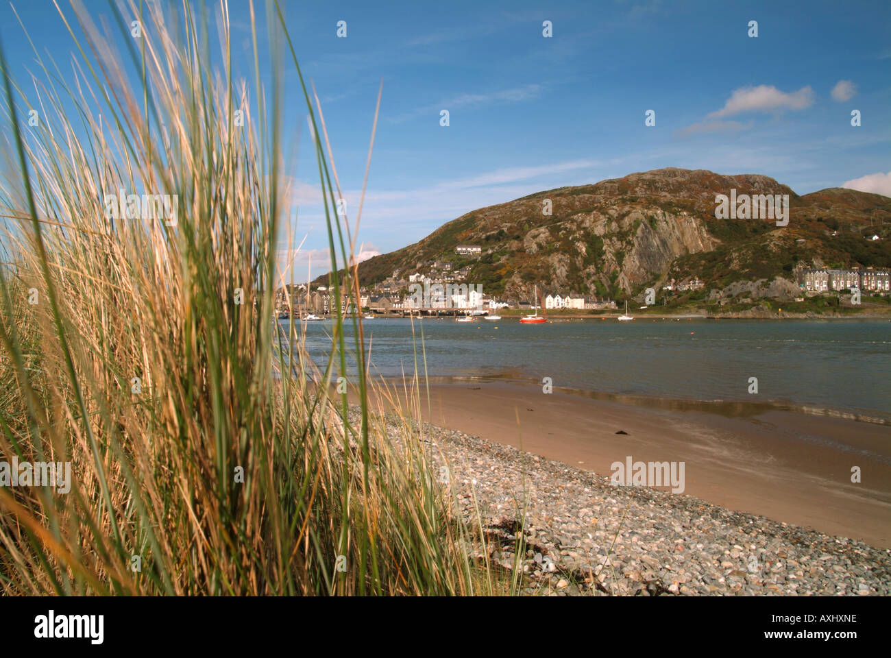 Fairbourne beach Barmouth Snowdonia Wales UK Stock Photo - Alamy
