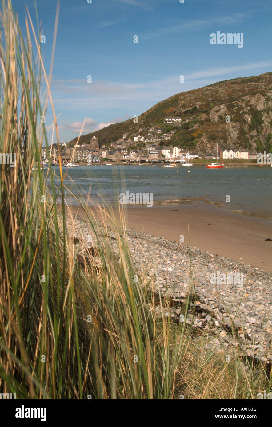 Fairbourne beach Barmouth Snowdonia Wales UK Stock Photo - Alamy