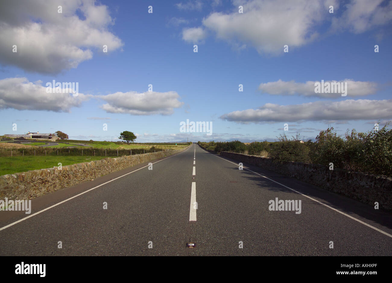 A5 Road Isle of Anglesey North West Wales Stock Photo - Alamy