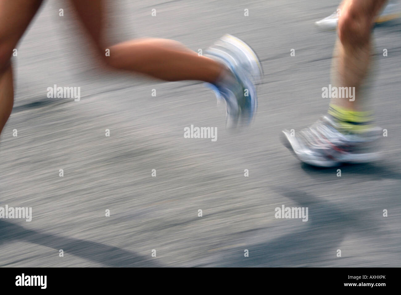 runners in road race Stock Photo - Alamy
