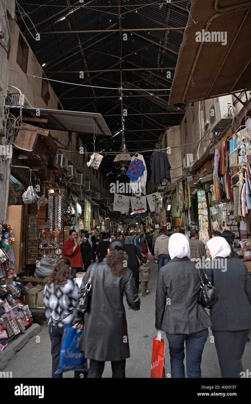 Damascus souk Al-Hamadiye Syria Stock Photo - Alamy
