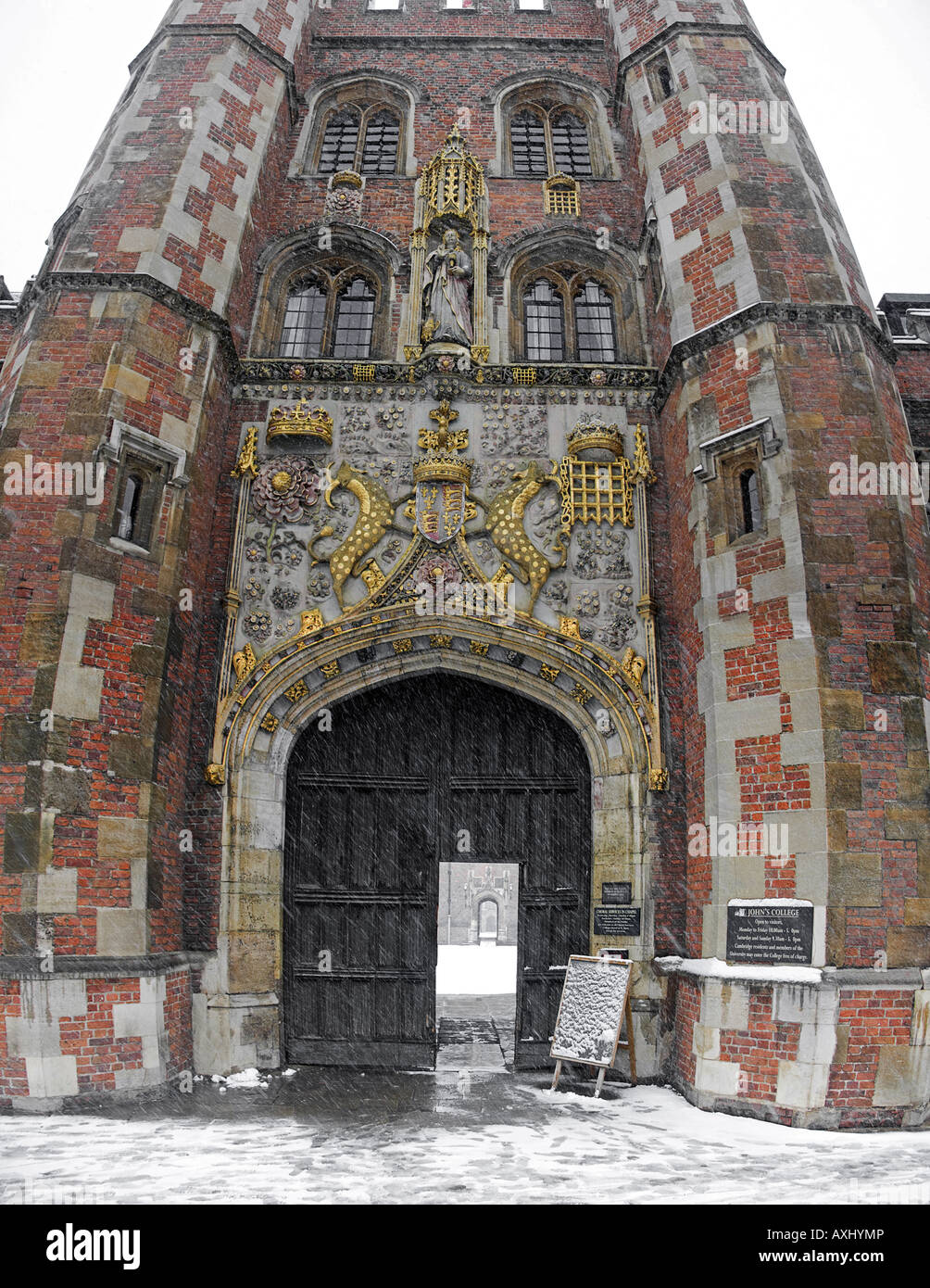 St John's College.Easter Sunday 2008. Cambridge. Cambridgeshire. East ...