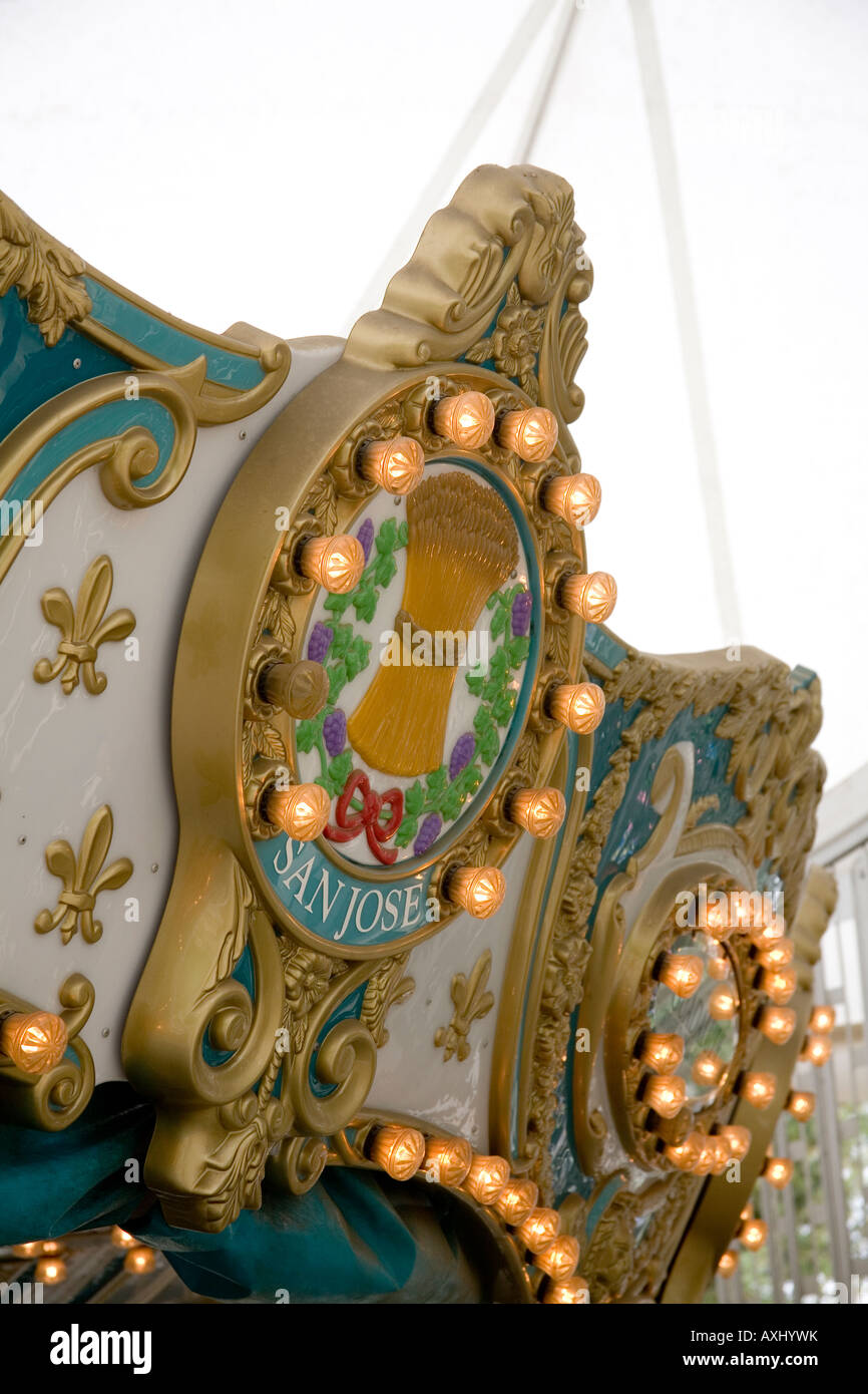 Carousel at the Sharks HP Pavillion stadium Stock Photo - Alamy