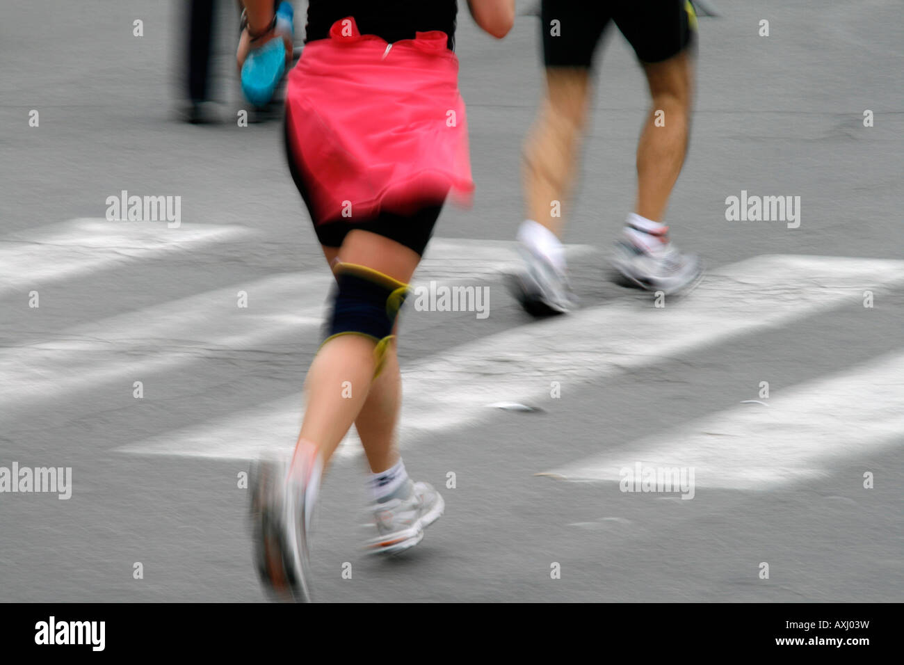 runners in road race Stock Photo - Alamy