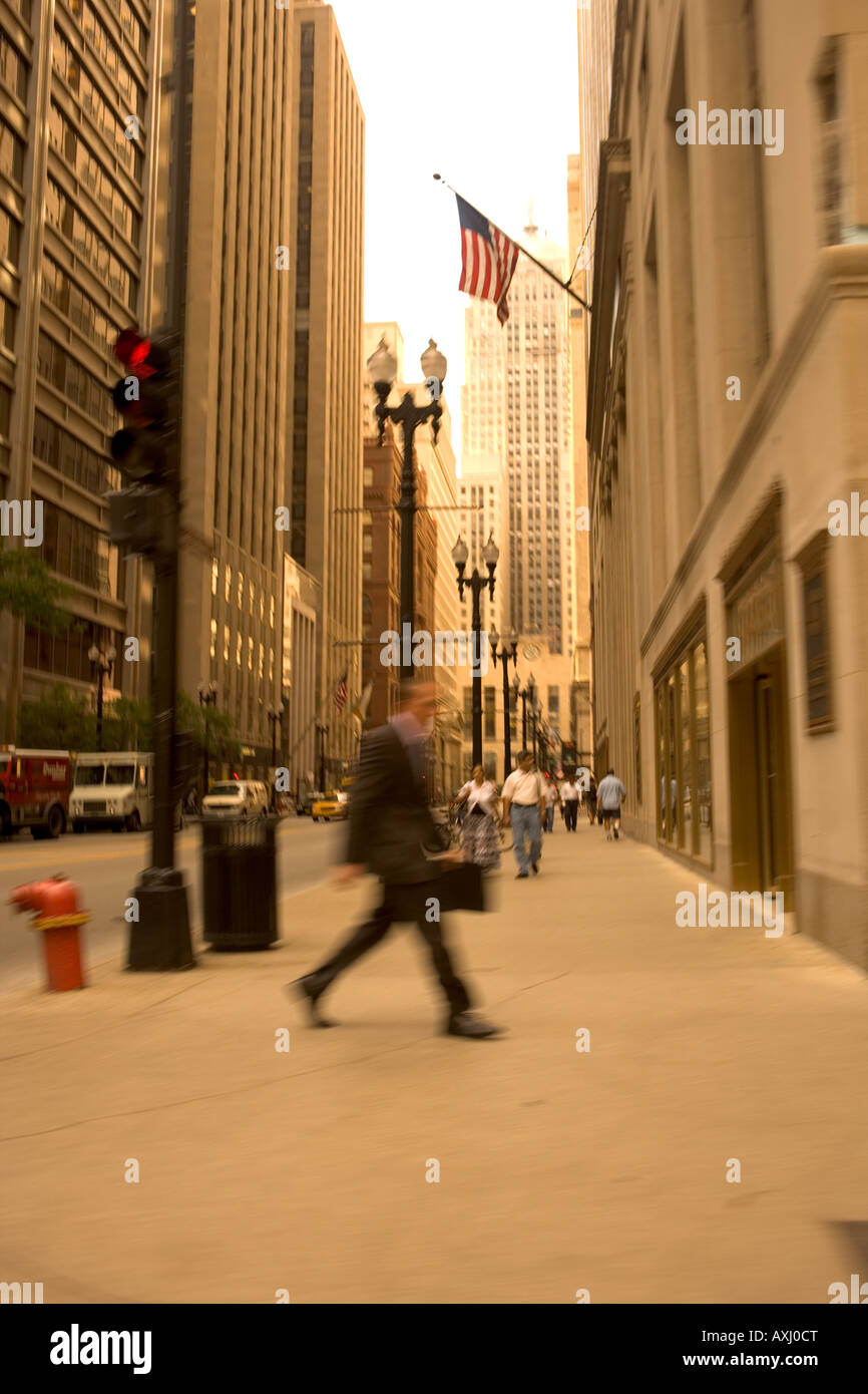 businessman in Chicago downtown Stock Photo - Alamy
