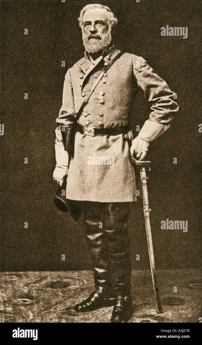 Confederate General Robert E Lee in 1862 or 1863. Photograph Stock ... Confederate General Robert E Lee in 1862 or 1863. Photograph Stock ...