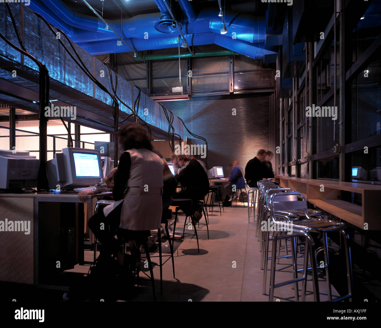 CYBERIA CAFE POMPIDOU CENTRE Stock Photo - Alamy