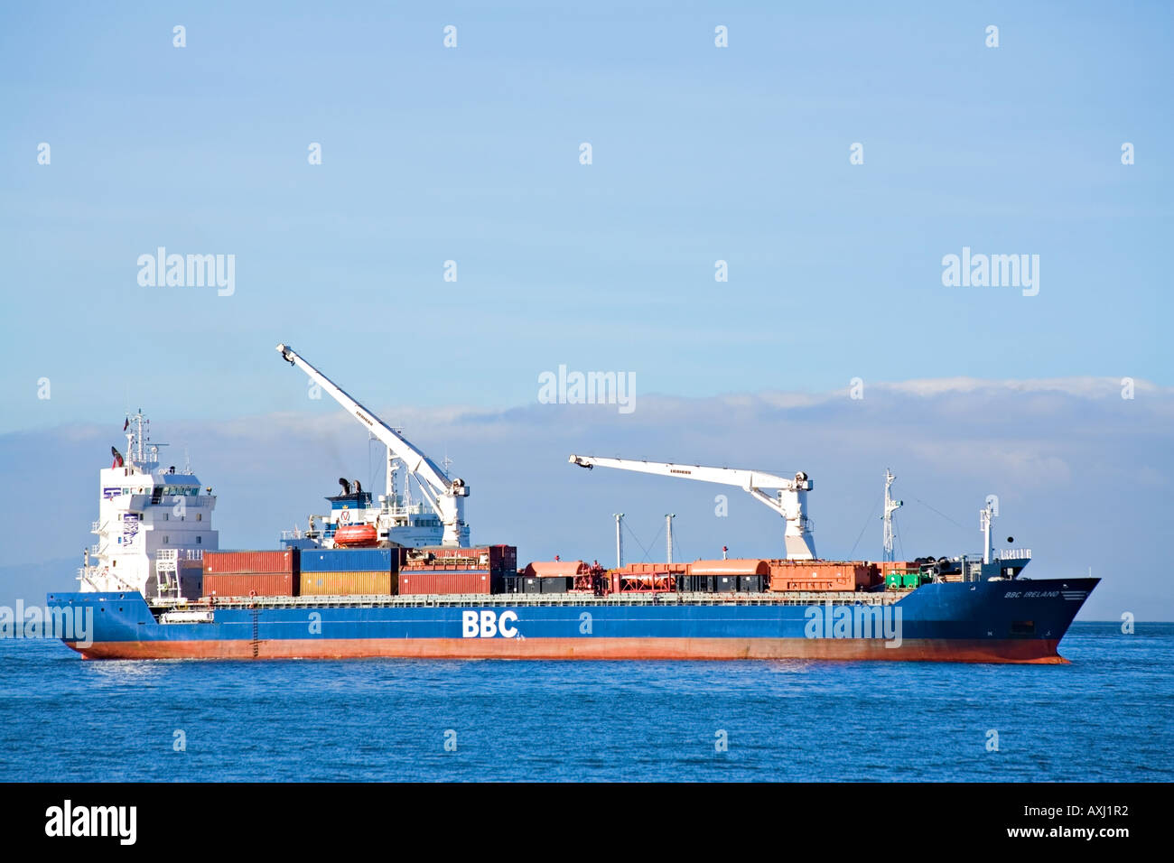 freighter with logo Stock Photo - Alamy