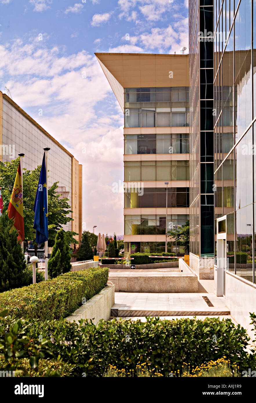 Spanish contemporary architecture, Madrid, Spain Stock Photo - Alamy